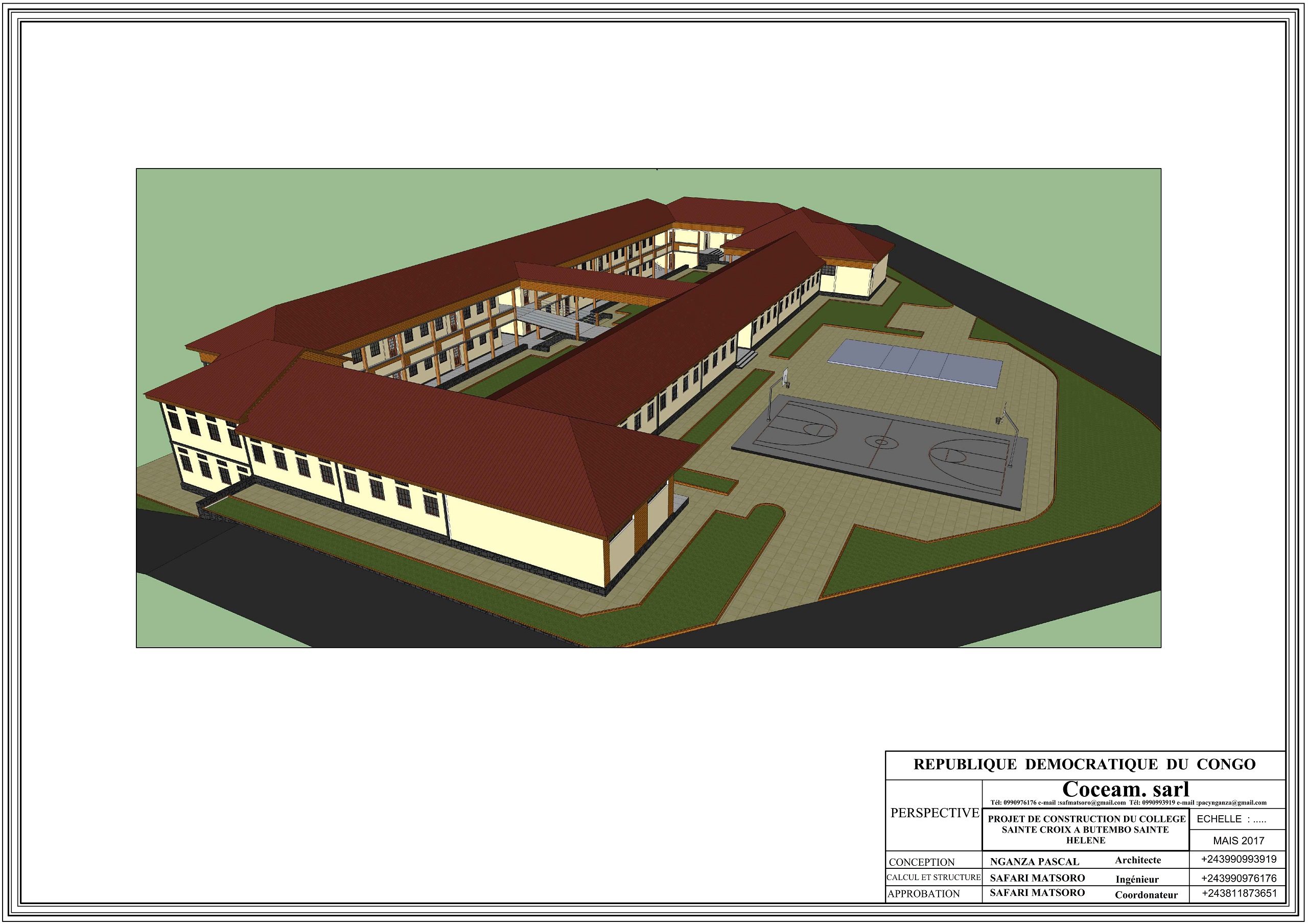 New School in Butembo - Crosier Fathers and Brothers